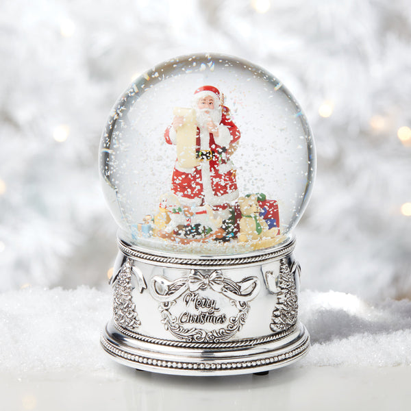 Winter Traditions Santa Musical Snow Globe – Dalmazio Design