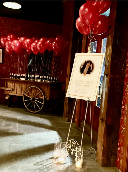 Sign for Balloon Release – Dalmazio Design