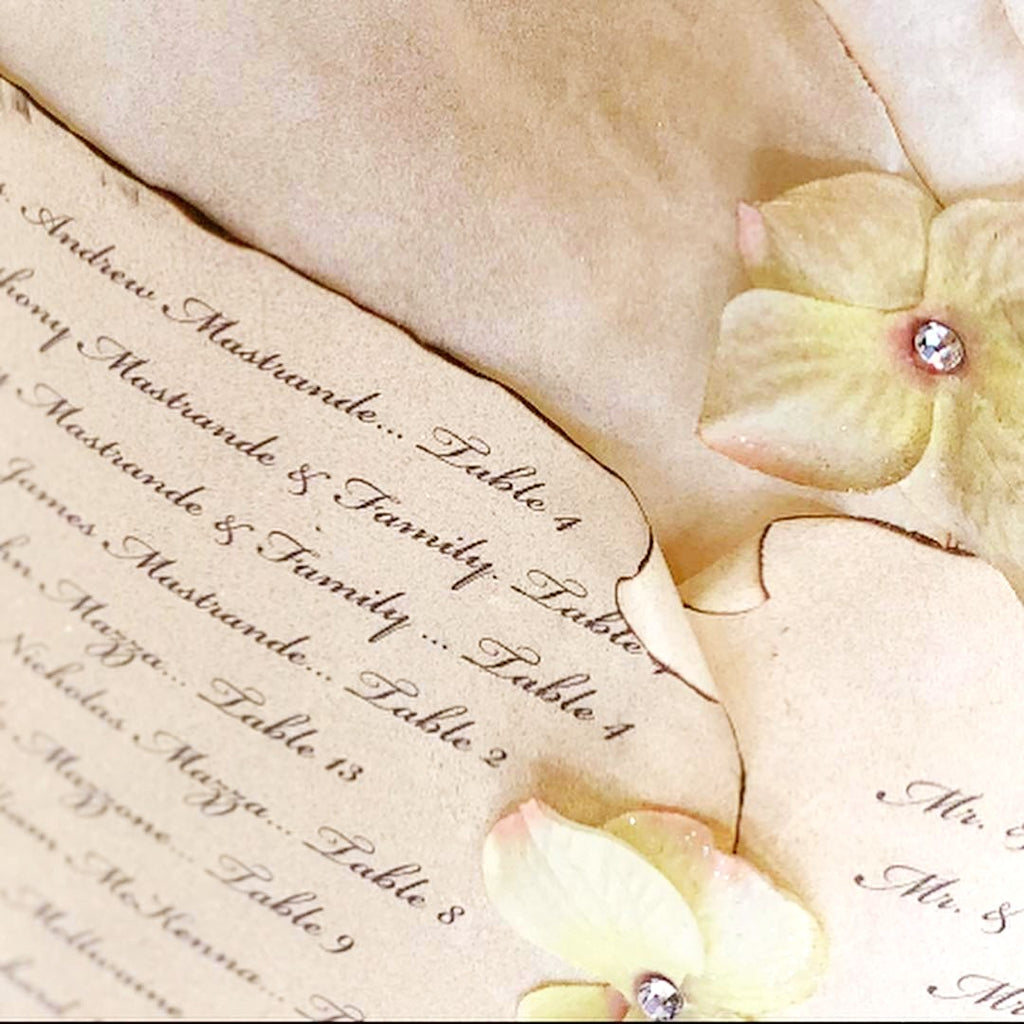 Dalmazio Design Storybook Seating Chart Large Flower