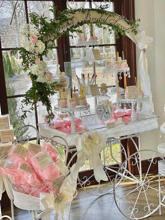 Vintage Bride Dessert Cart Rental – Dalmazio Design